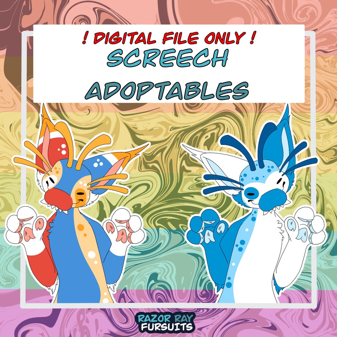 Fursona Adoptables // Full-body Screech Adopts // Furry Fandom Original ...