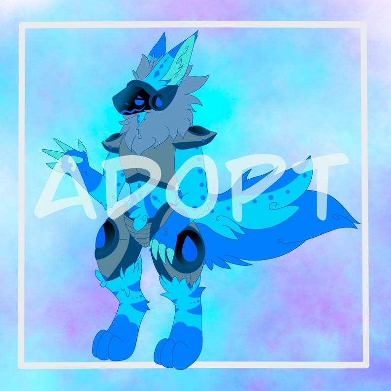 SALE Protogen Adoptable Furry Fandom Original Character / Fursona ...