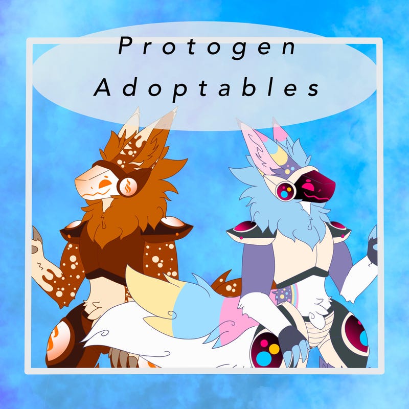 Protogen Furry Mask - Etsy