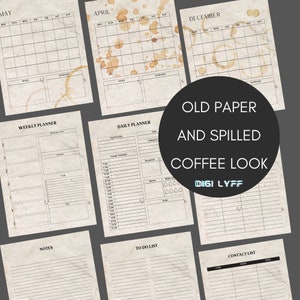 Dark Academia | Digital Planner | Daily | Weekly | Monthly | Planner ...