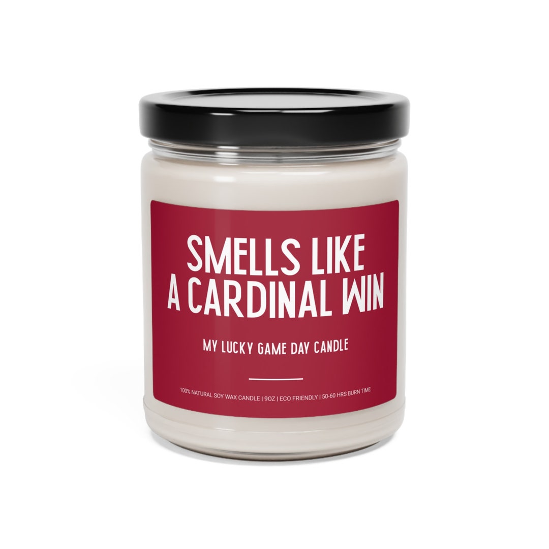 Smells Like A Cardinal Win Candle, Unique Gift Idea, Stanford Cardinal ...