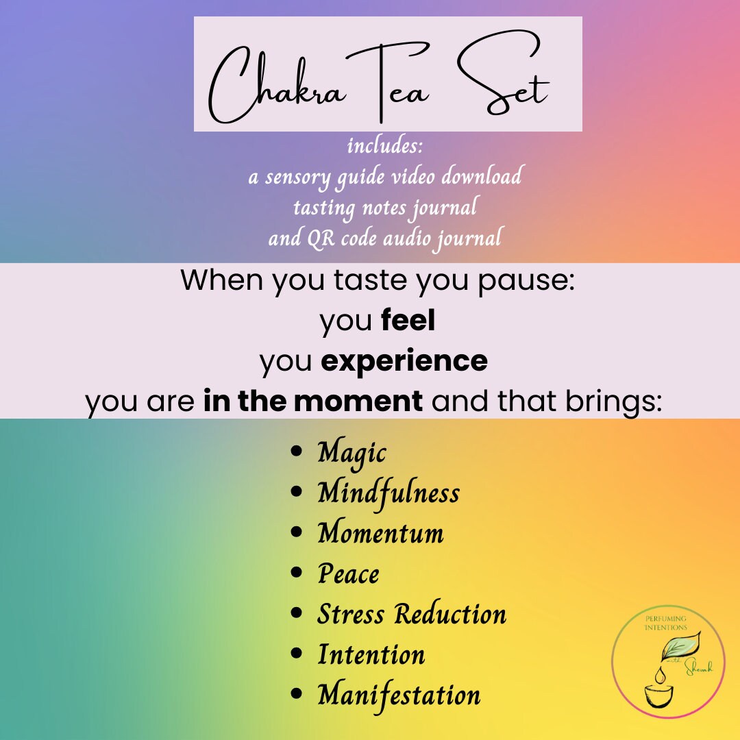 Chakra Herbal Tea Collection - Etsy
