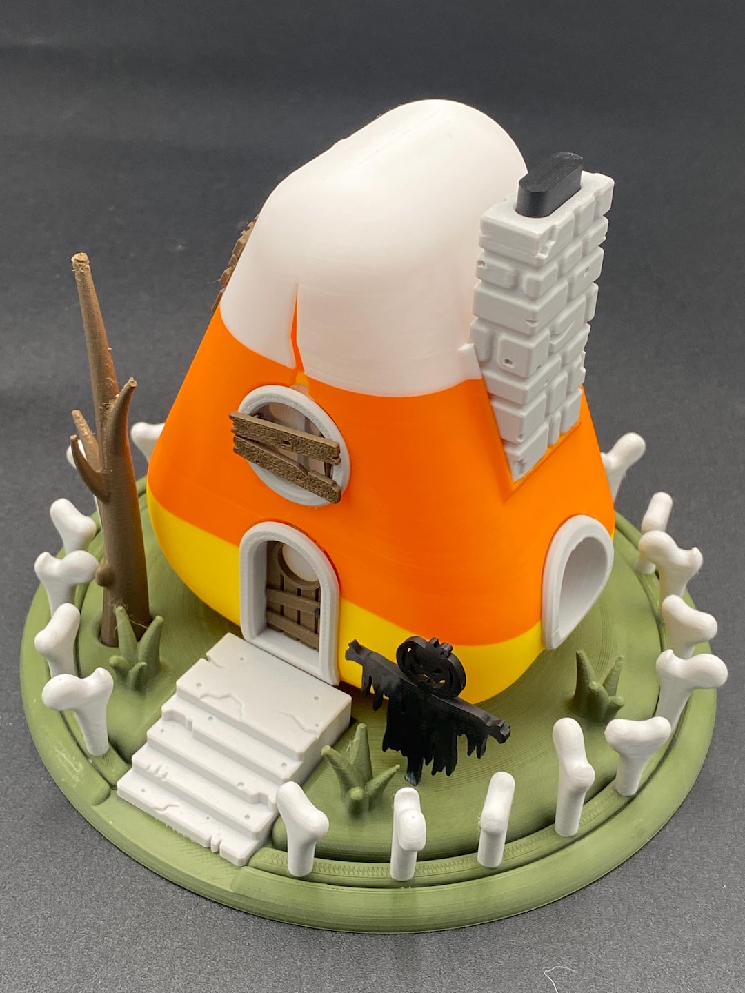 Candy Corn House Version – 3D Printed Light-up Fairy House - Etsy