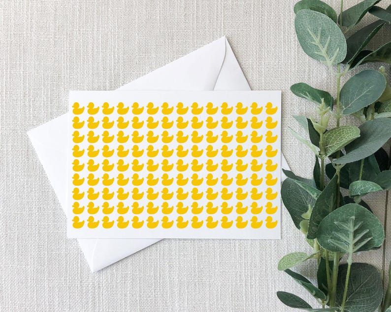 Rubber Duck Sticker Sheets, Peel and Stick Envelope Seals, Planner ...