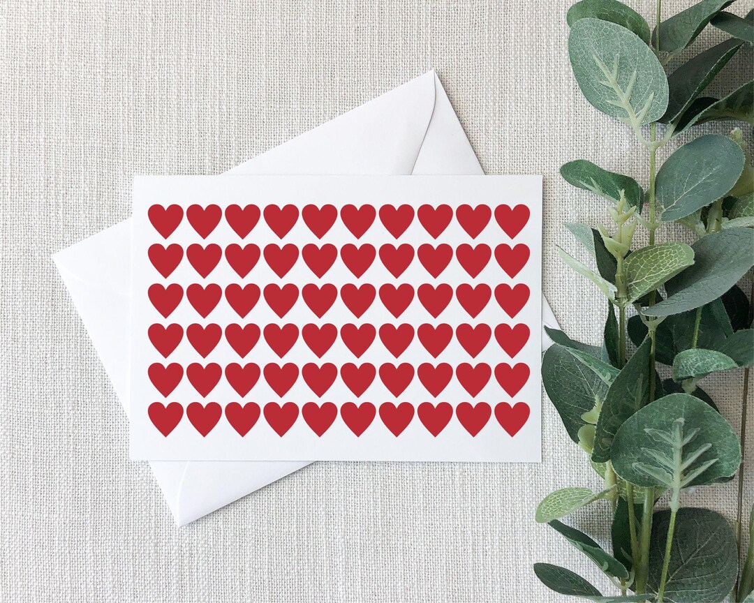 Heart Sticker Sheets, Peel and Stick Envelope Seals, Planner Stickers ...