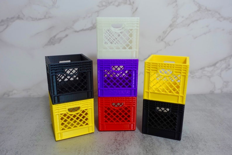 Mini Milk Crate Organizers and Storage - Etsy