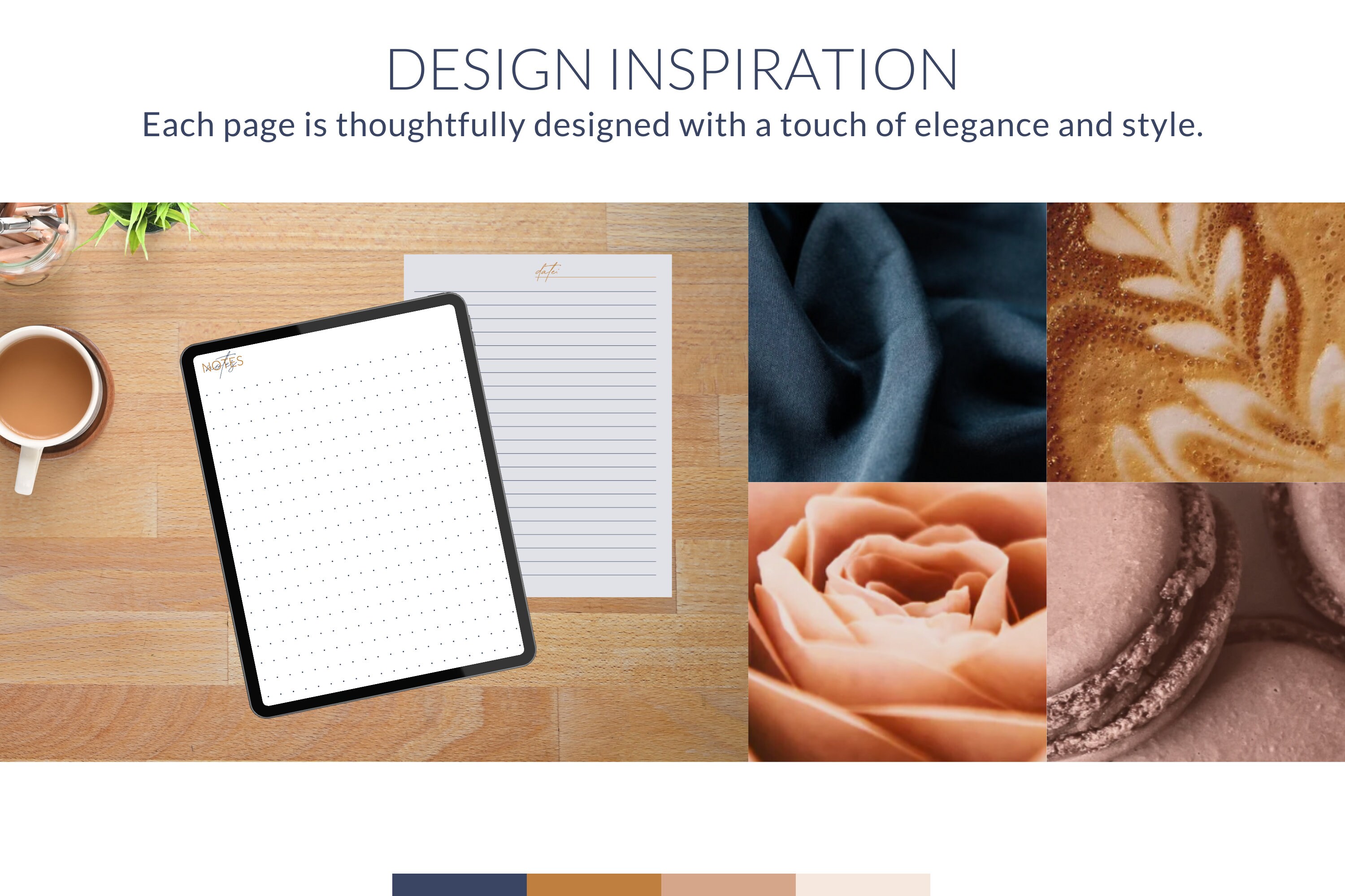 Digital/printable Note Page Templates, Goodnotes Notability Page ...