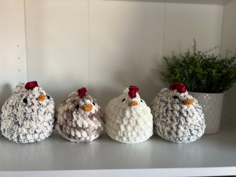 Cute Crochet Chickens - Etsy