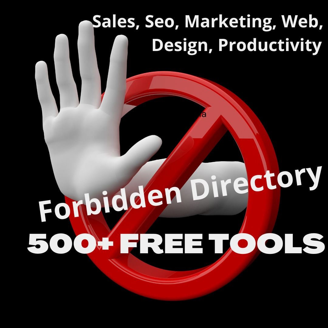 Directory BANNED List of 500 FREE Tools to Make Your LIFE Easier ...