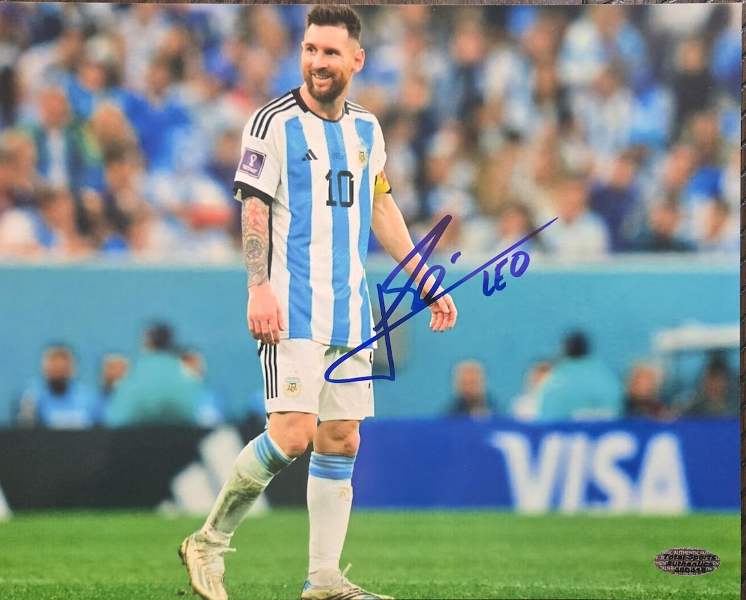 Lionel Messi Signed 8x10 Photo - Etsy