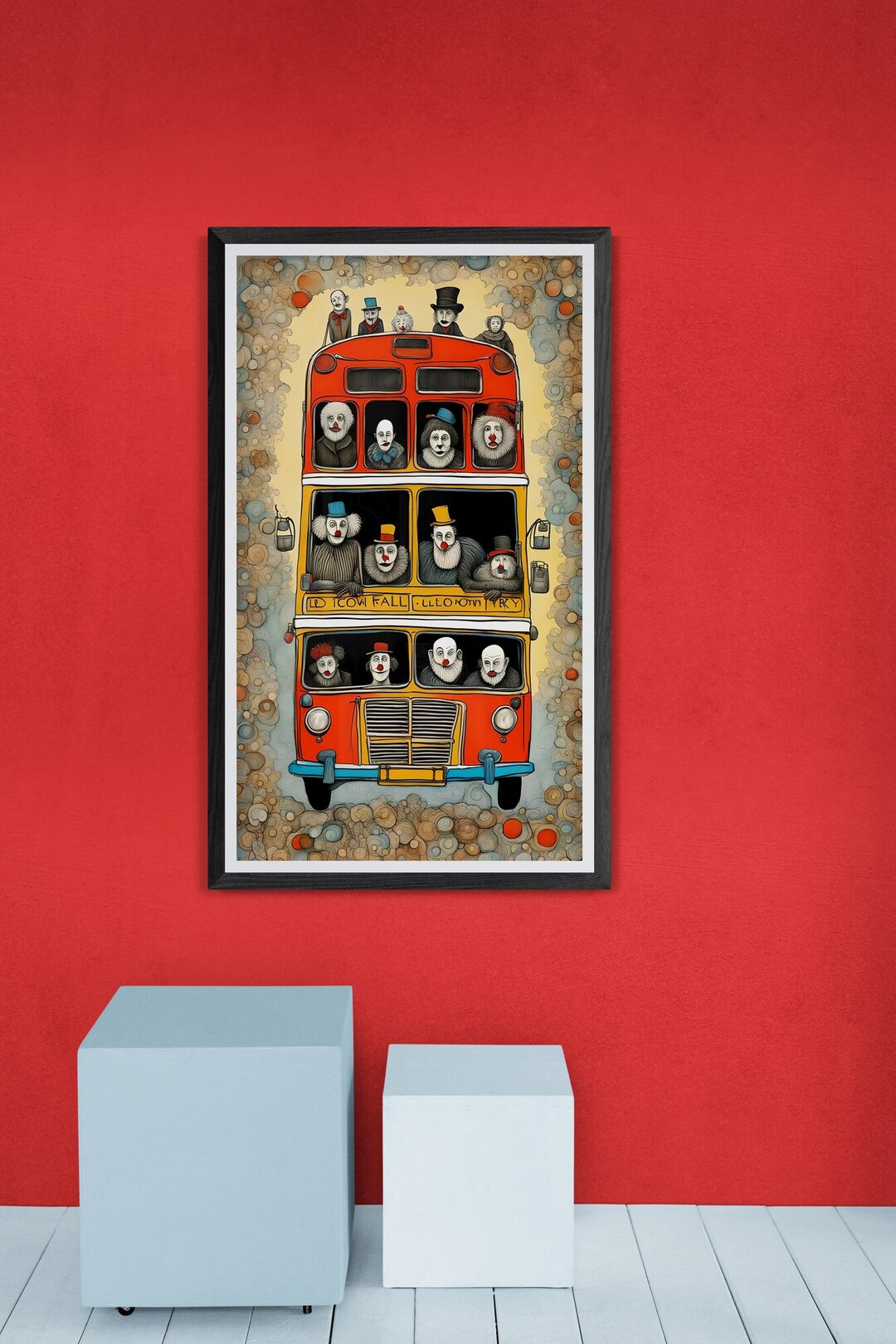 Bus Design, Clown Poster Design for Download, Bus Picture, Clowns for ...