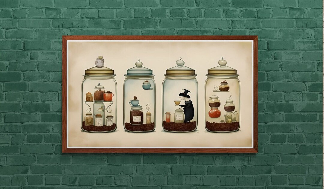 Kitchen Jars, Surrealist Design Jars to Download, Preserving Jars for ...