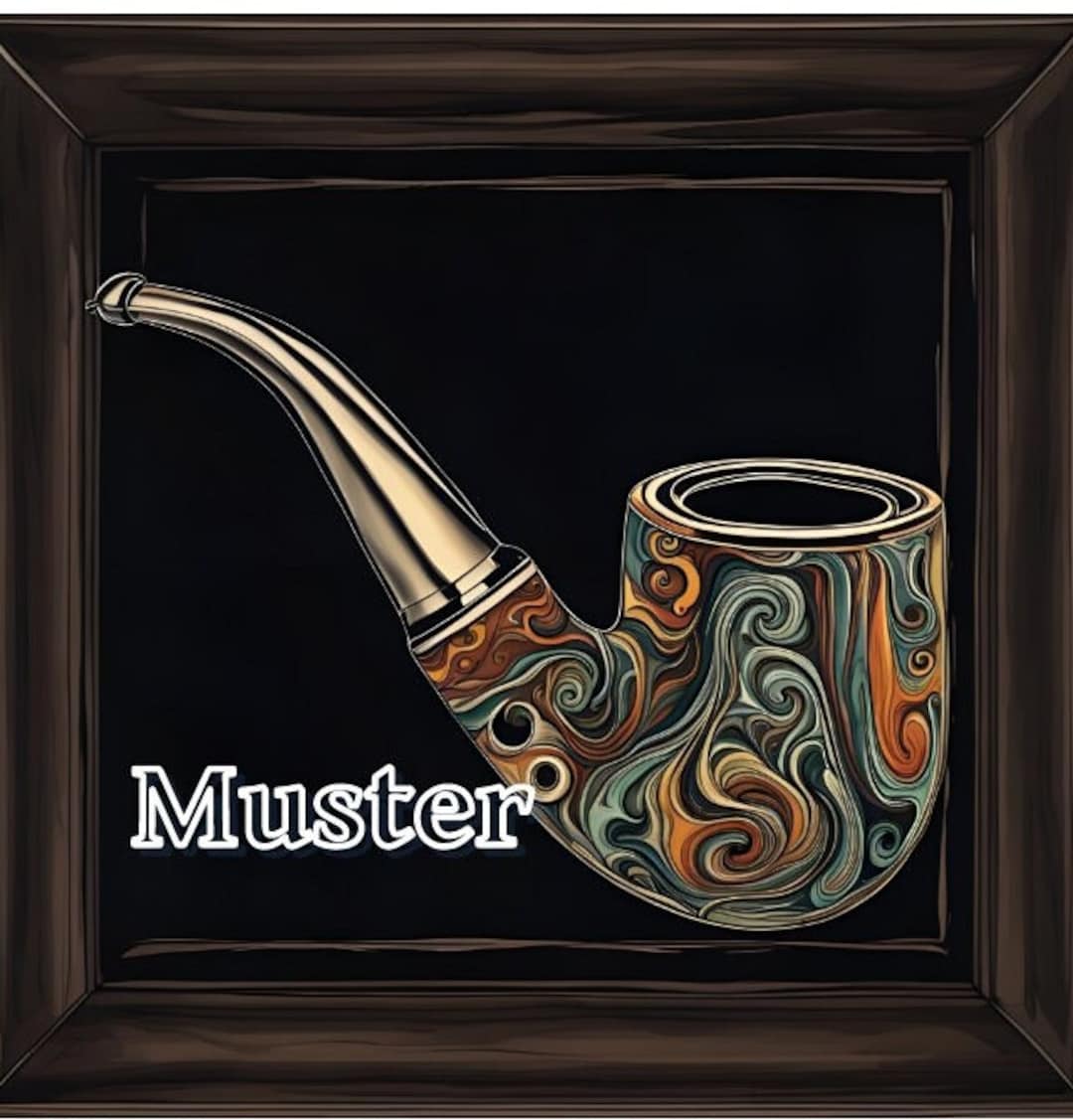 Smoking Pipe Poster Design, for Download - Etsy