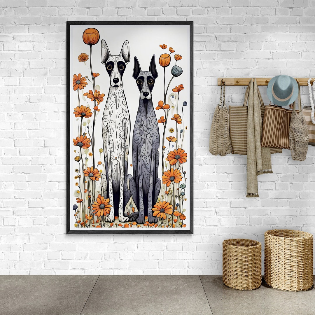 Dog, Dog Poster in Modern Style to Download, Dog Design, Dog Poster ...