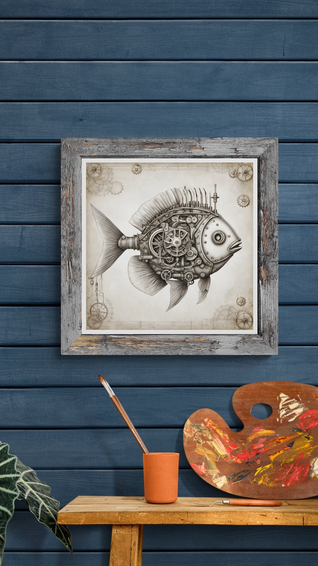 Fish Design Poster to Download - Etsy