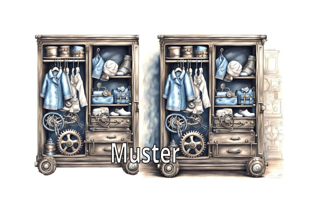 Wardrobe Design Steampunk, Vintage Wardrobe, Wardrobe Image, Wardrobe ...