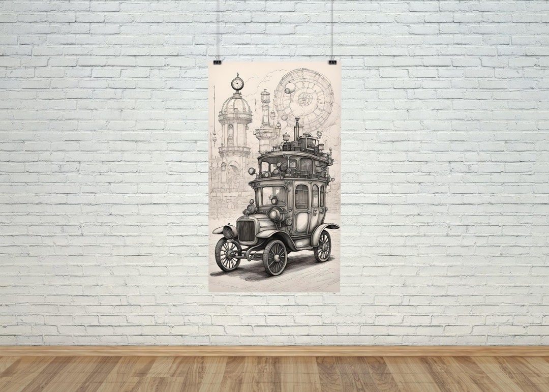 Antique Car Design, Antique Car Design, Steampunk Design, Steampunk ...