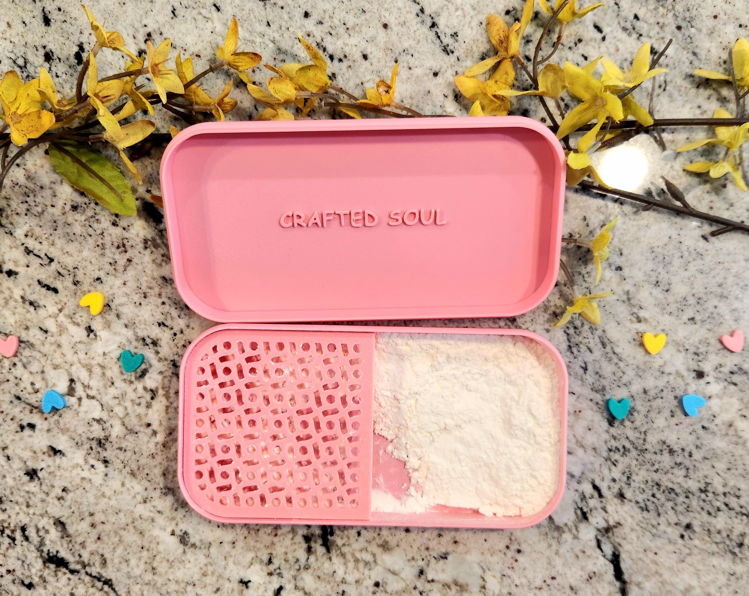 Colorful Cornstarch Tapper Box for Polymer Clay - Etsy