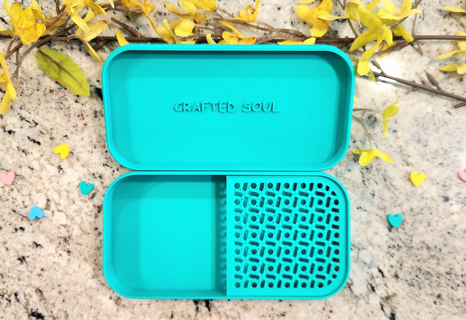 Colorful Cornstarch Tapper Box for Polymer Clay - Etsy