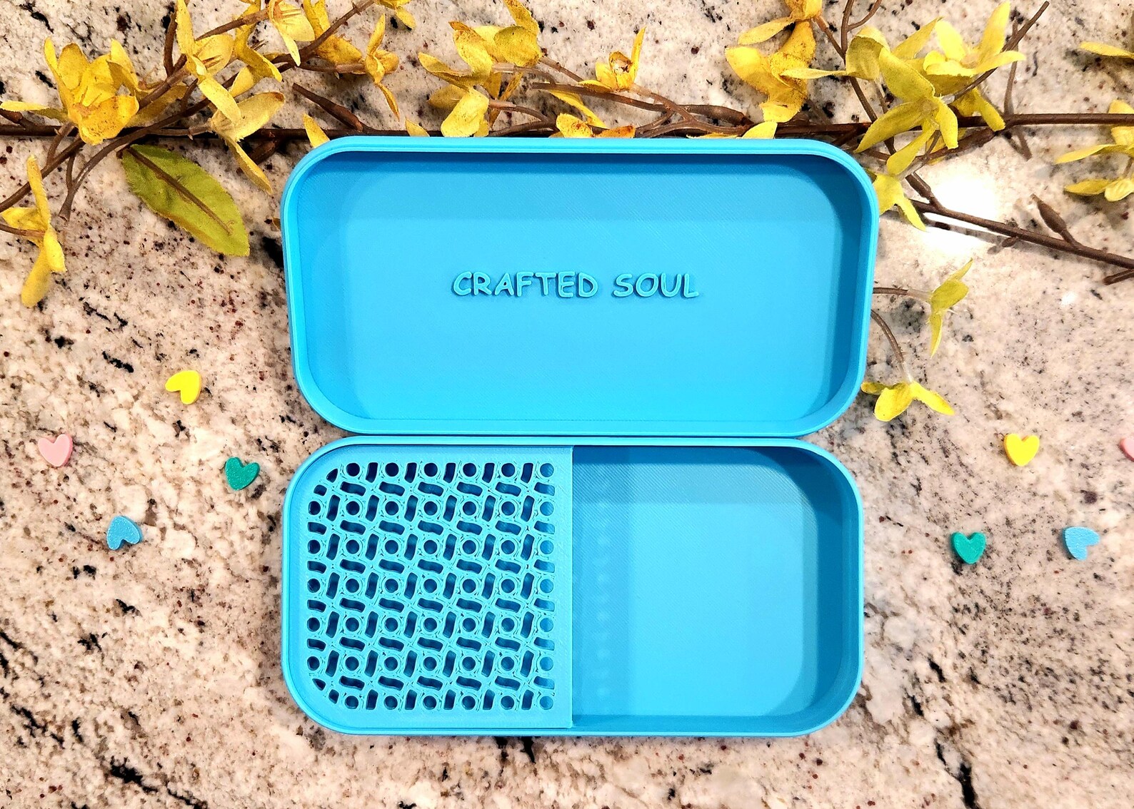 Colorful Cornstarch Tapper Box for Polymer Clay - Etsy