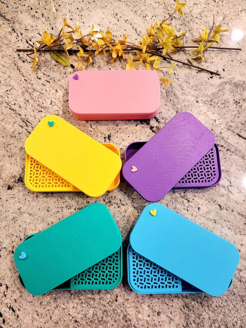 Colorful Cornstarch Tapper Box for Polymer Clay - Etsy