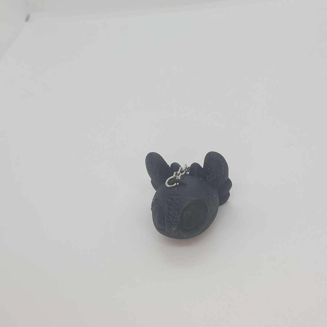 Toothless Night Fury Keychain - Etsy