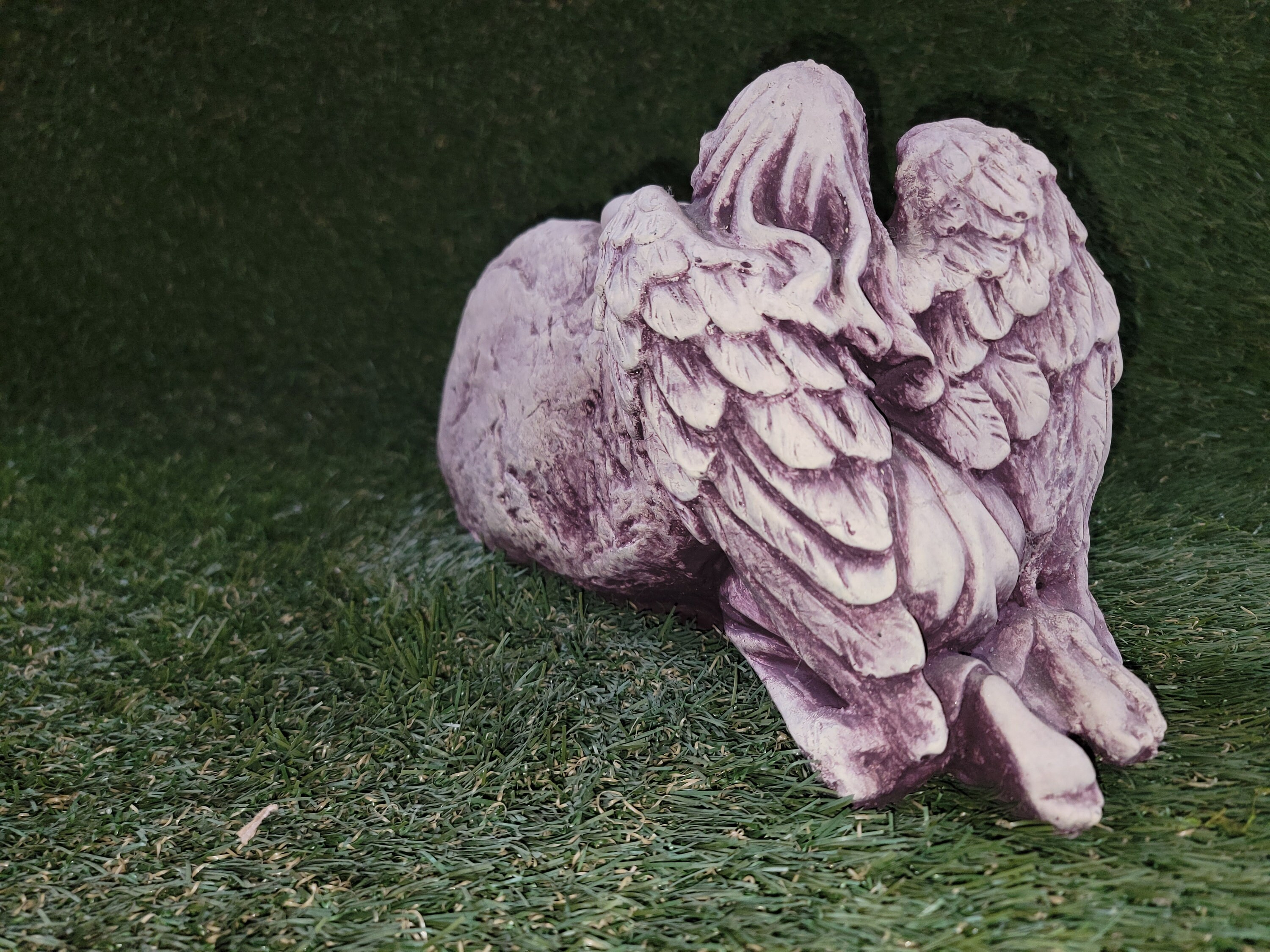 Angel Statue Touching Emotion Love Garden Decoration Cement Plaque ...