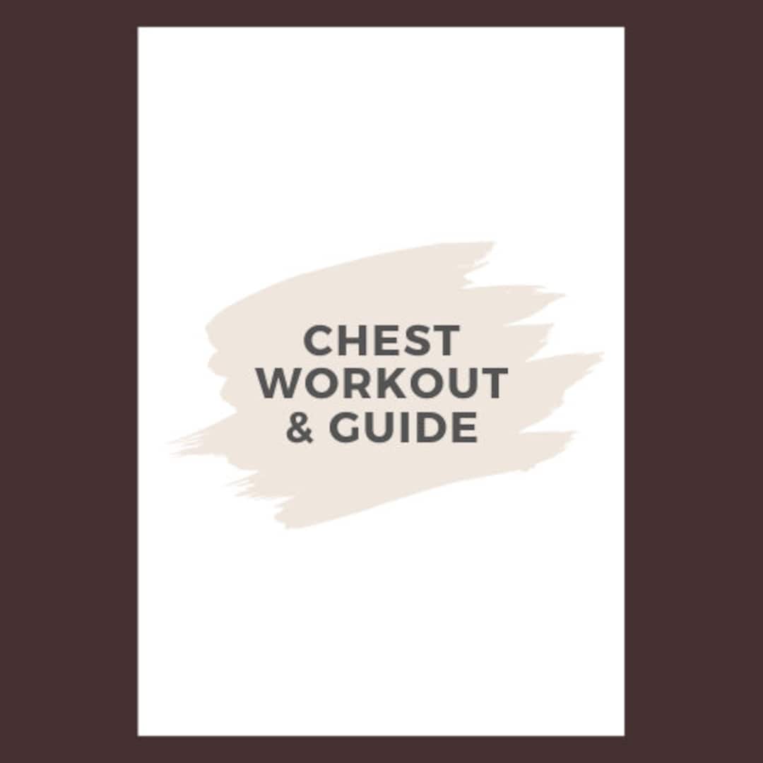Chest Workout Guide - Etsy