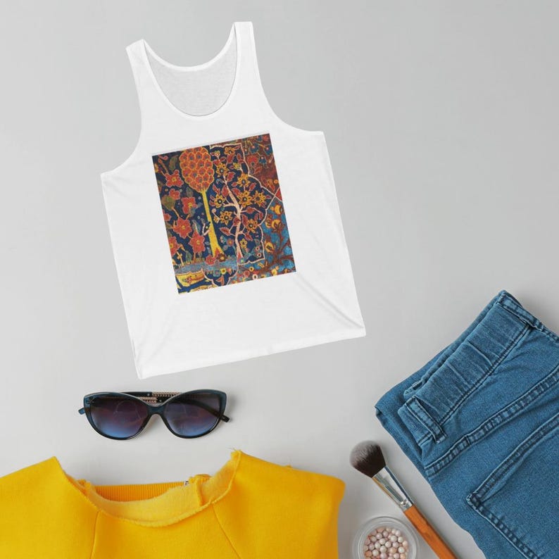 17th Century Persian Garden Exotic Flora Middle Eastern Botanical ...