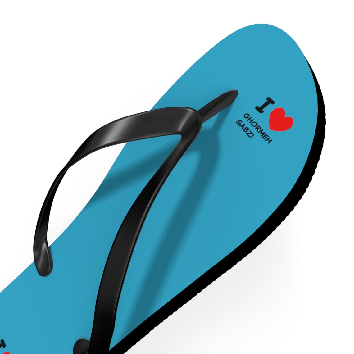 I Love Ghormeh Sabzi Flip Flops for Persian Food Lovers Comfortable ...