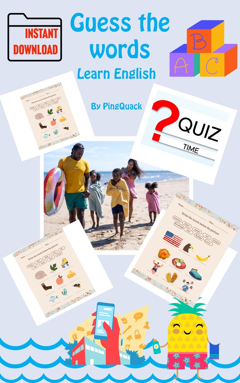 Printable Picture Quiz Bundle - 10 Fun Picture Quizzes for Parties ...