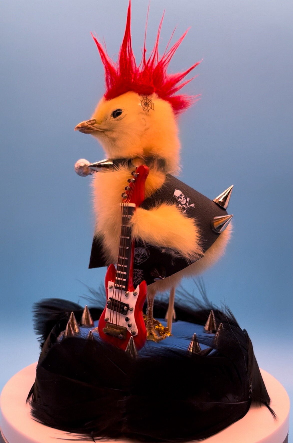 Sick Chick Punk Taxidermy Chicken - Etsy