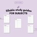 Study Planner Printable Student Organizer Printable Study - Etsy