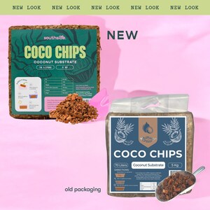 Coco Chip - Compressed Chunky Coconut Substrate for Potting Soil ...