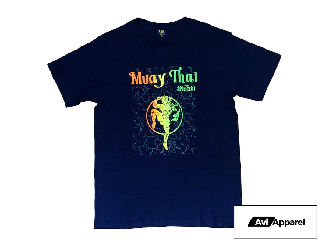 Premium Muay Thai Fighter Graphic T-shirt - Thai Tshirt, Muay Thai ...