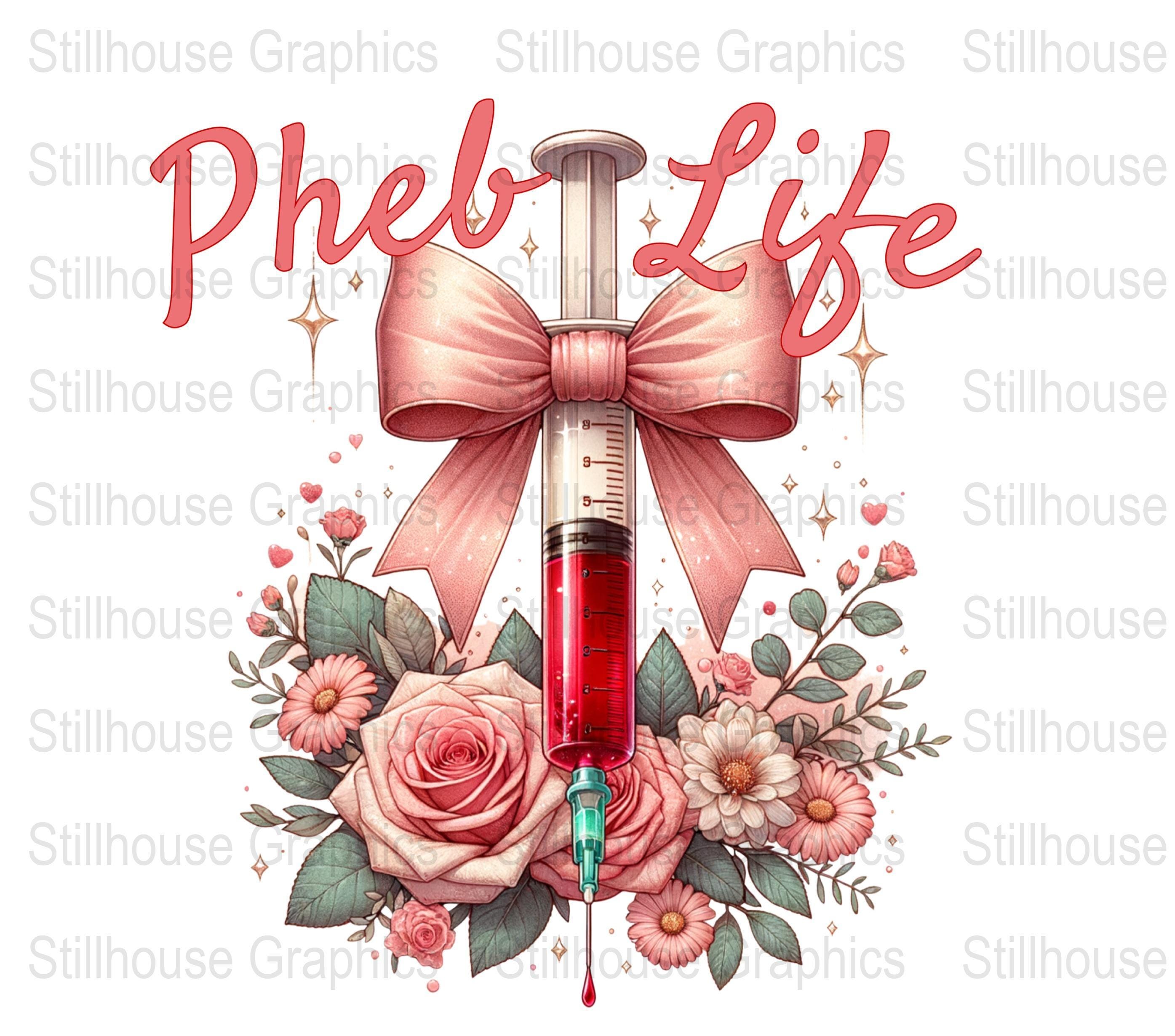 Coquette Phlebotomist Png, Funny Phlebotomist Sublimation Design ...