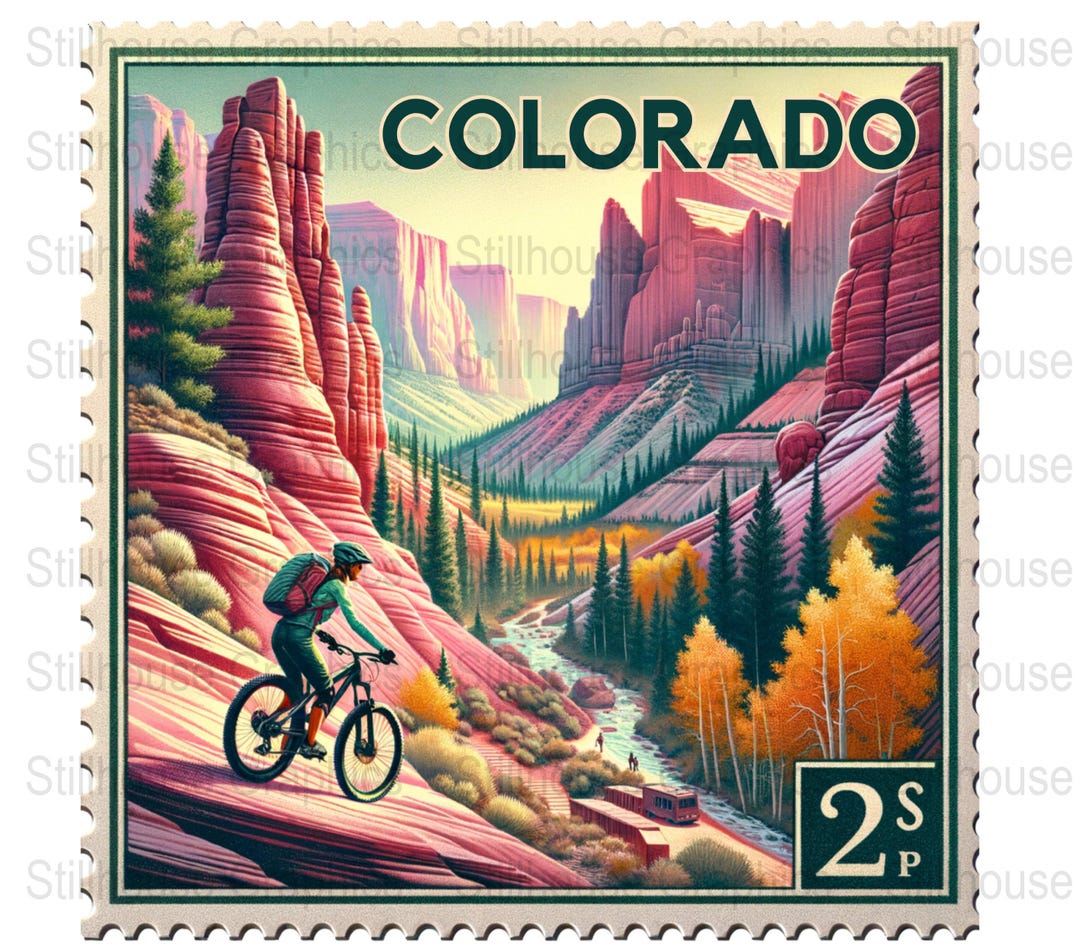 Colorado Stamp State PNG, Vintage Stamp Sublimation Design, USA State ...