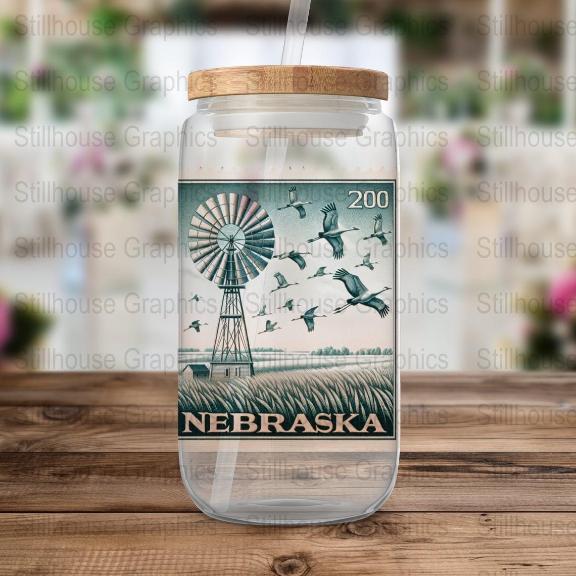 Nebraska Stamp State PNG, Vintage Stamp Sublimation Design, USA State ...