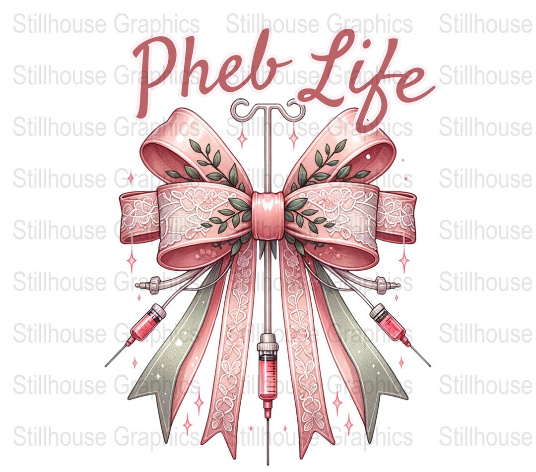Coquette Phlebotomist Png, Funny Phlebotomist Sublimation Design ...