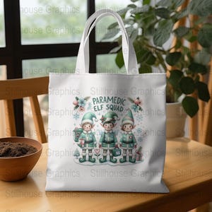 Christmas Paramedic Elf Squad Png Cutechristmas EMT Sublimation Art for ...
