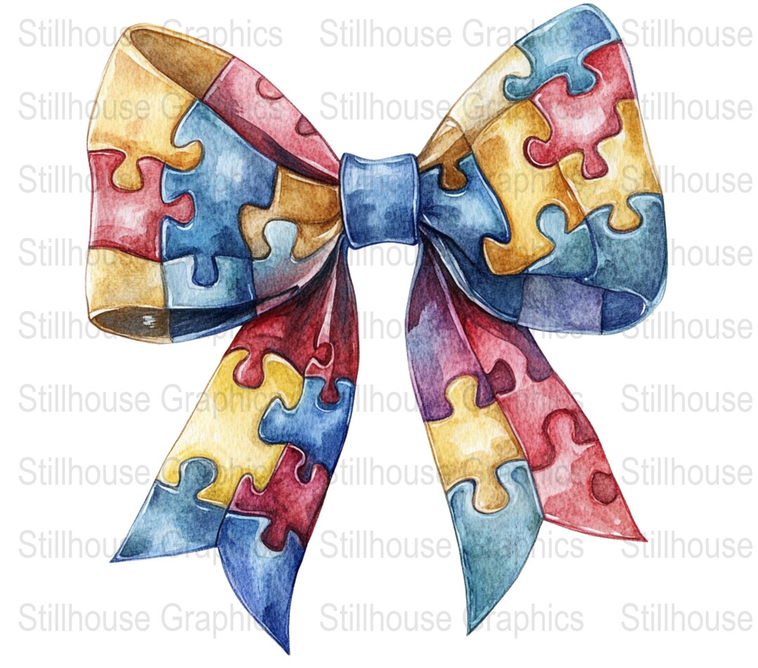 Coquette Autism Bow Png, Autism Mom Png, Autism Awareness Png, Autism ...
