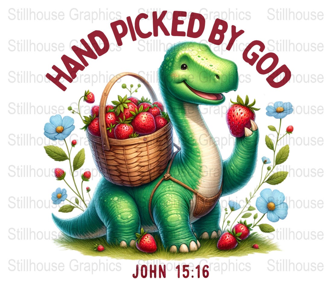 Hand Picked by God PNG, Christian Kids Sublimation Design, Bible Verse ...