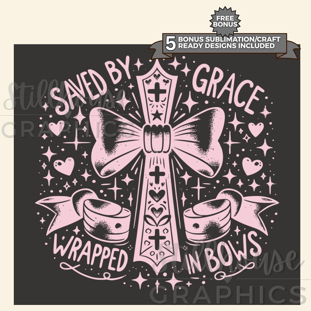 Christian Coquette PNG, Preppy Faith Doodle Design, Girly Bible Verse ...