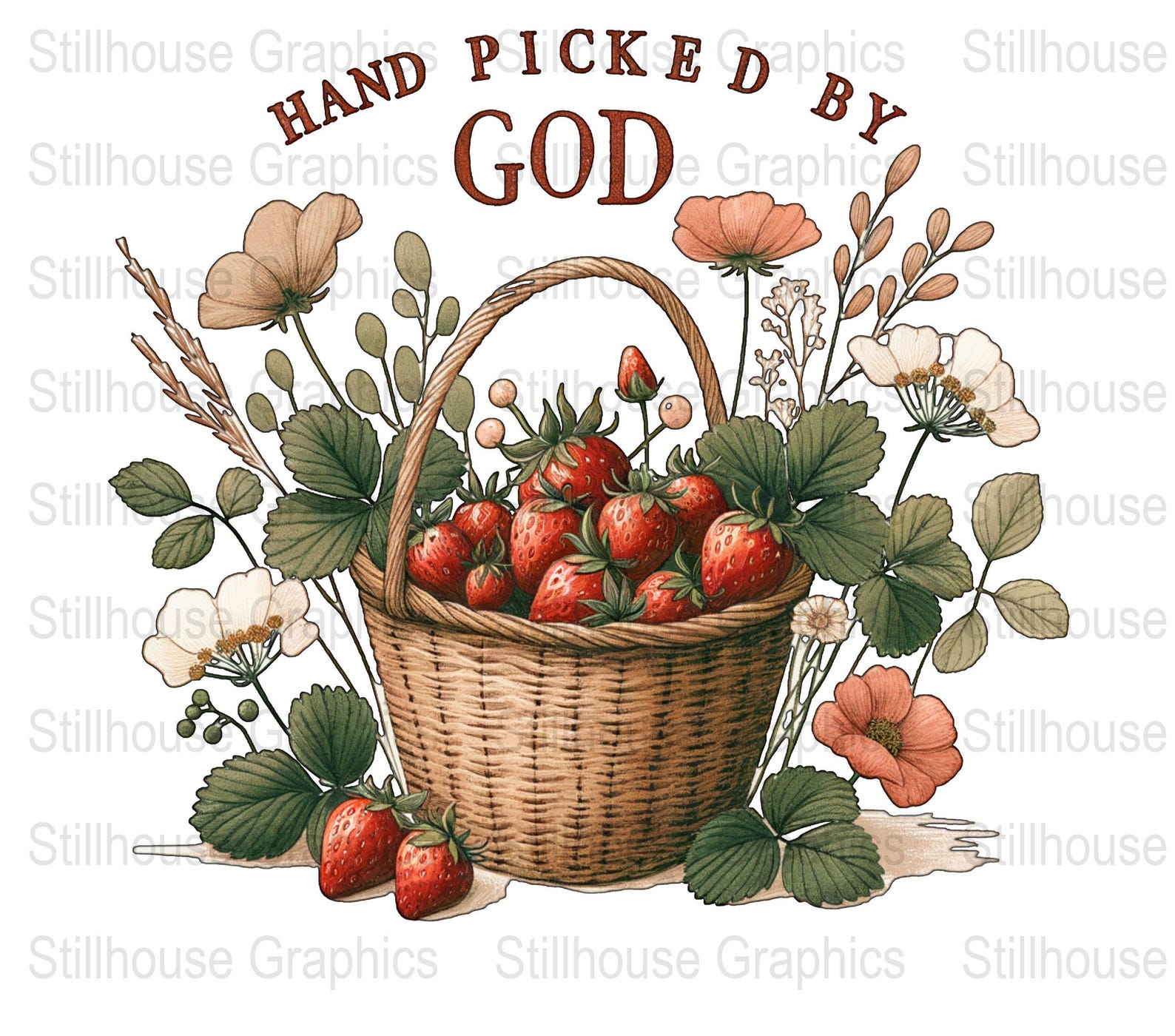 Hand Picked by God PNG, Christian Woman Sublimation Design, Bible Verse ...