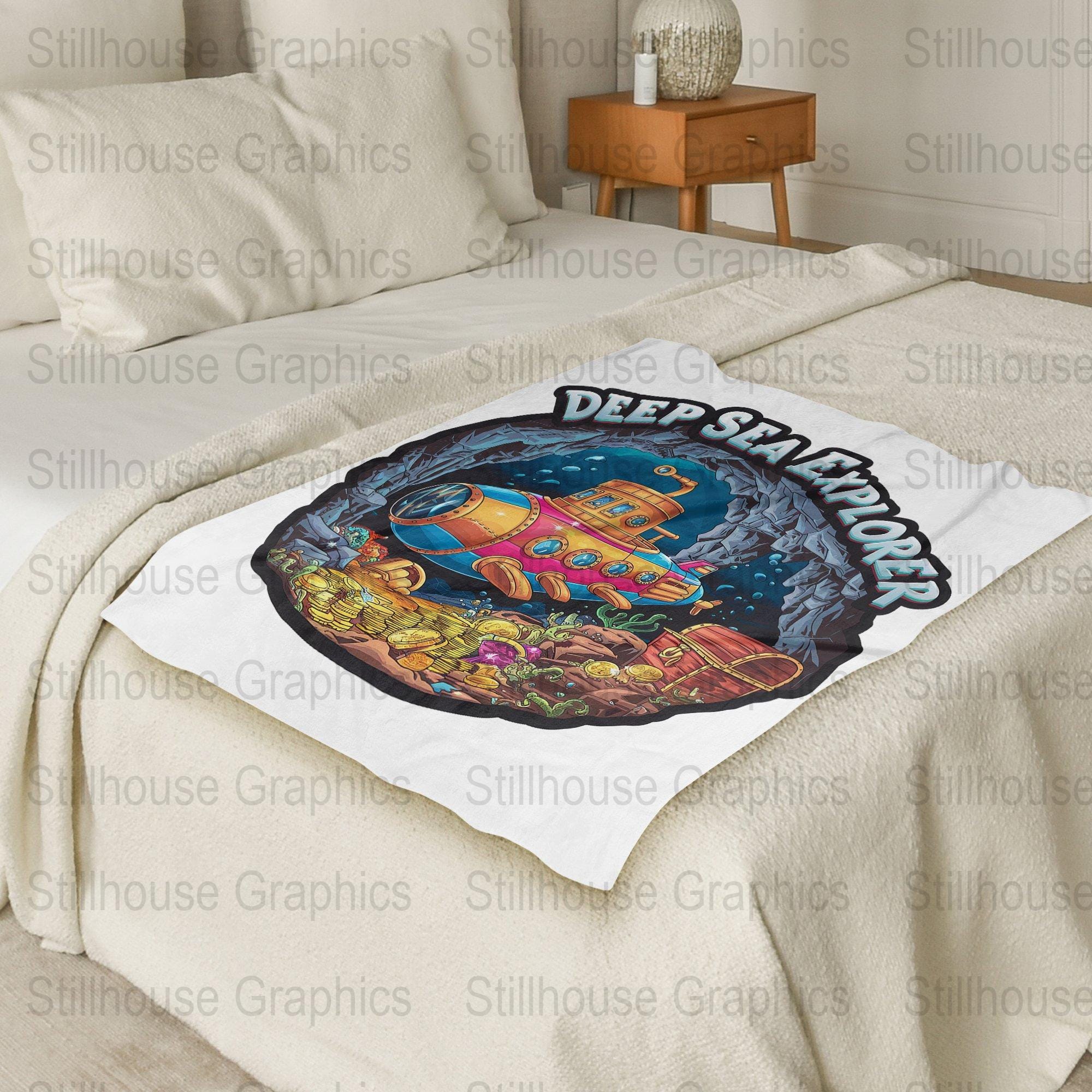 Sublimation Design, Deep Sea Explorer, Underwater Adventure Art ...