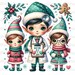 Christmas Paramedic Elf Squad Png Cutechristmas EMT Sublimation Art for ...
