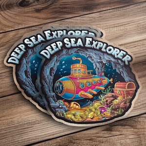Sublimation Design, Deep Sea Explorer, Underwater Adventure Art ...