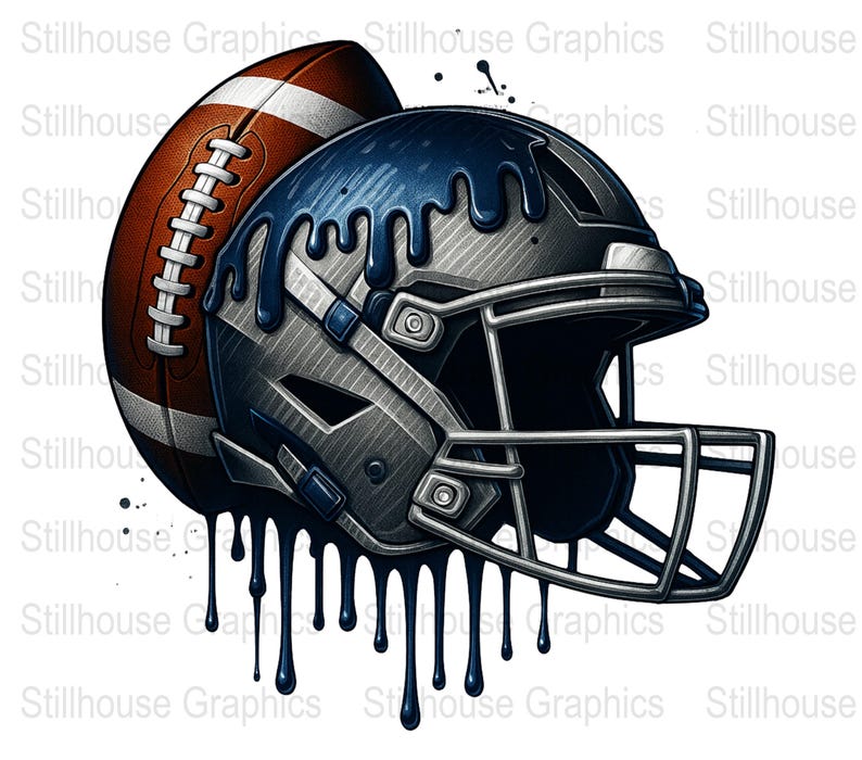 Football Helmet Drip Png, Football Mom Sublimation Design, High School ...
