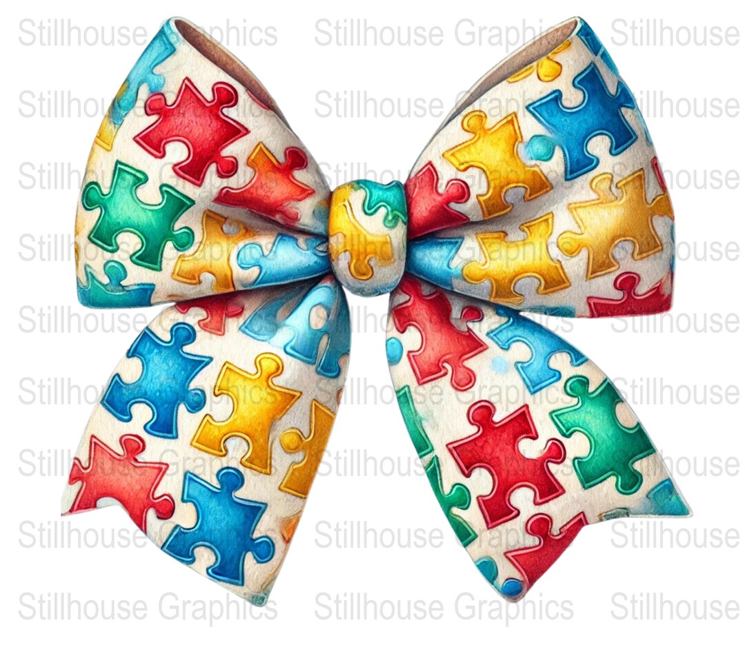 Coquette Autism Bow Png, Autism Mom Png, Autism Awareness Png, Autism ...
