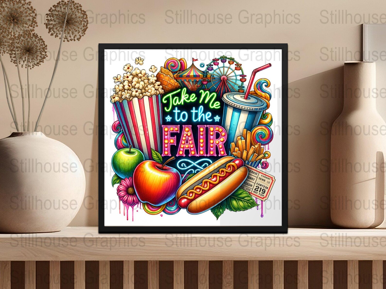 Take Me to the Fair Sublimation Design PNG Digital Download , County ...